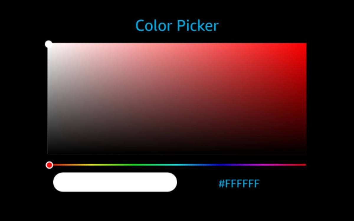 Colorpicker showing HexCode