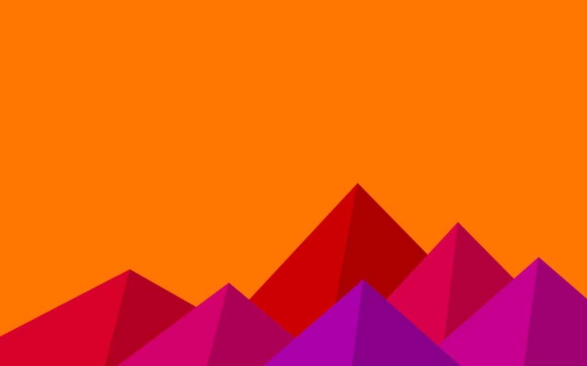 Flat Mountains Background