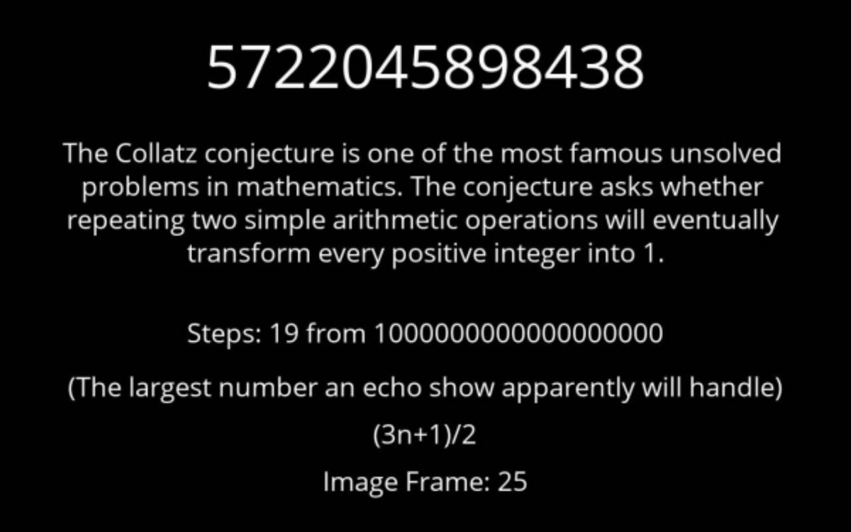 Calculate the Collatz Conjecture in APL :)